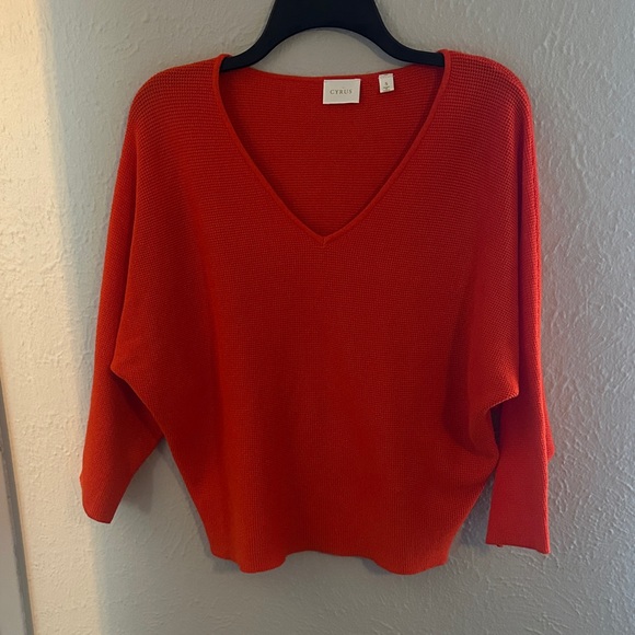 Cyrus | Sweaters | Cyrus Womens Vneck Sweater Bold Red | Poshmark